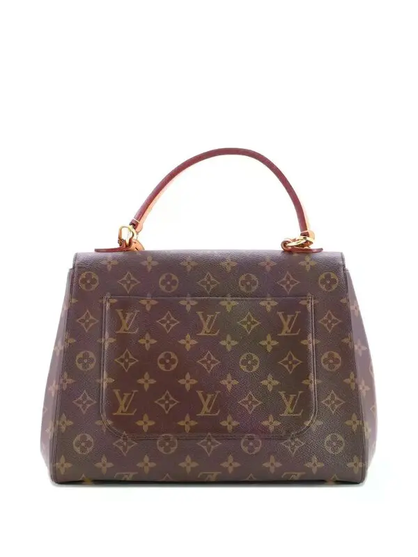 LOUIS VUITTON Cluny Top Handle Mm Shoulder Bag Monogram Canvas - Brown
