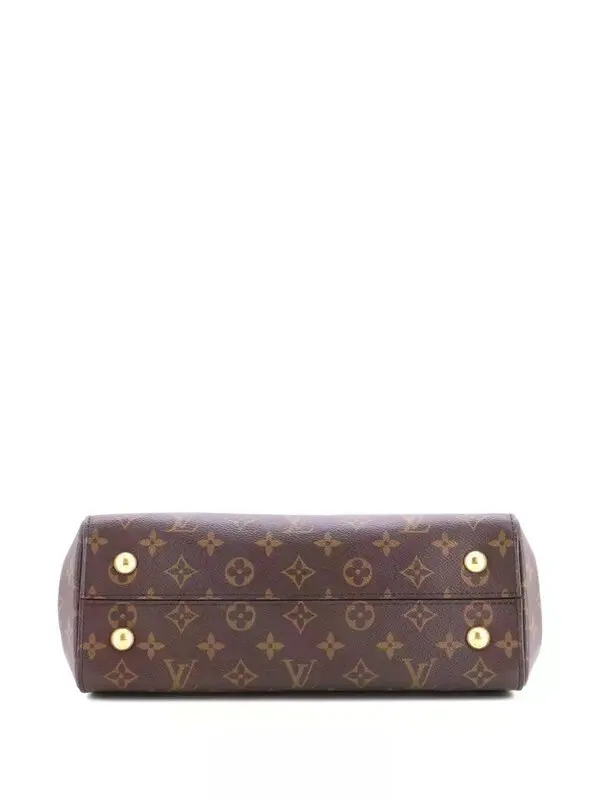 LOUIS VUITTON Cluny Top Handle Mm Shoulder Bag Monogram Canvas - Brown