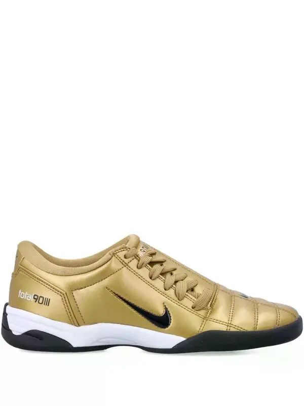 Nike Total 90 Quilted Lace-up Sneakers - Gold