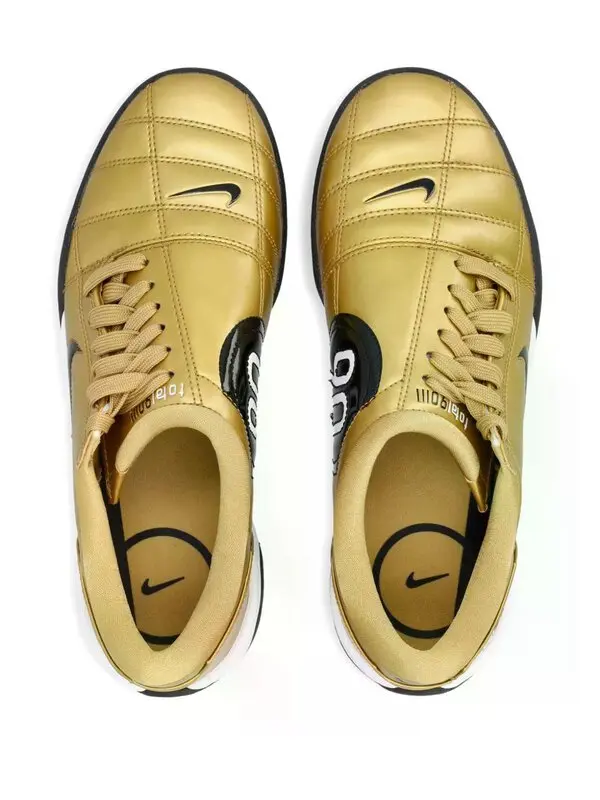 Nike Total 90 Quilted Lace-up Sneakers - Gold