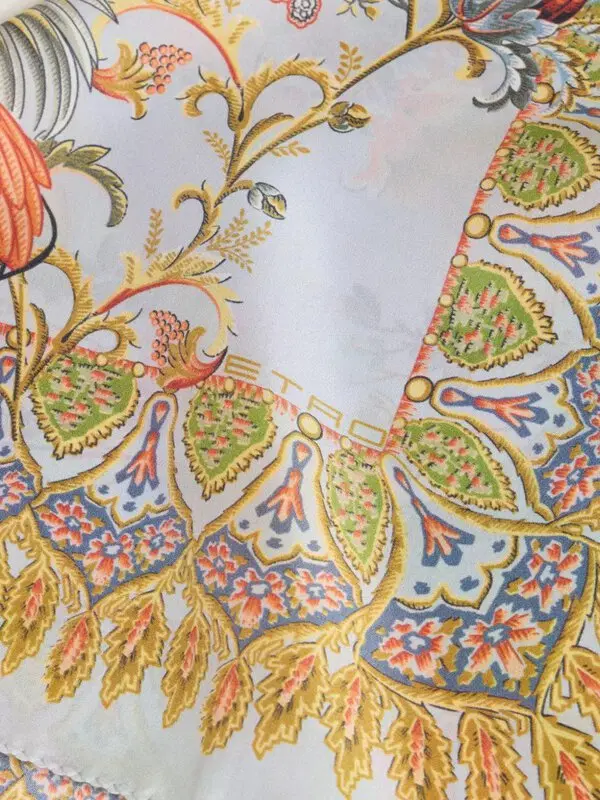 Etro Paisley-pattern Pocket Square - Neutrals