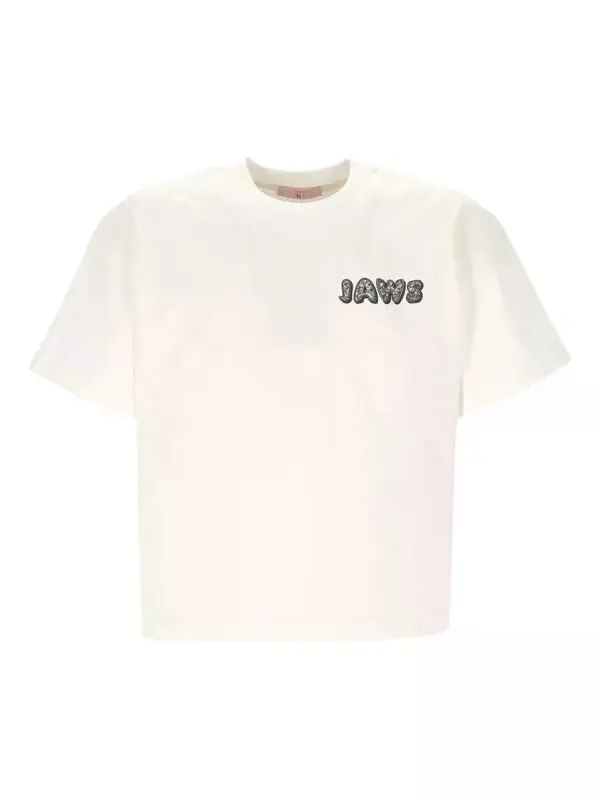 JAWS Printed T-shirt - Neutrals