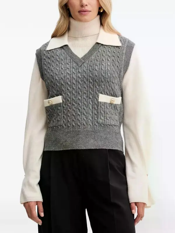 FRACOMINA Cable-knit Pocket Knitwear