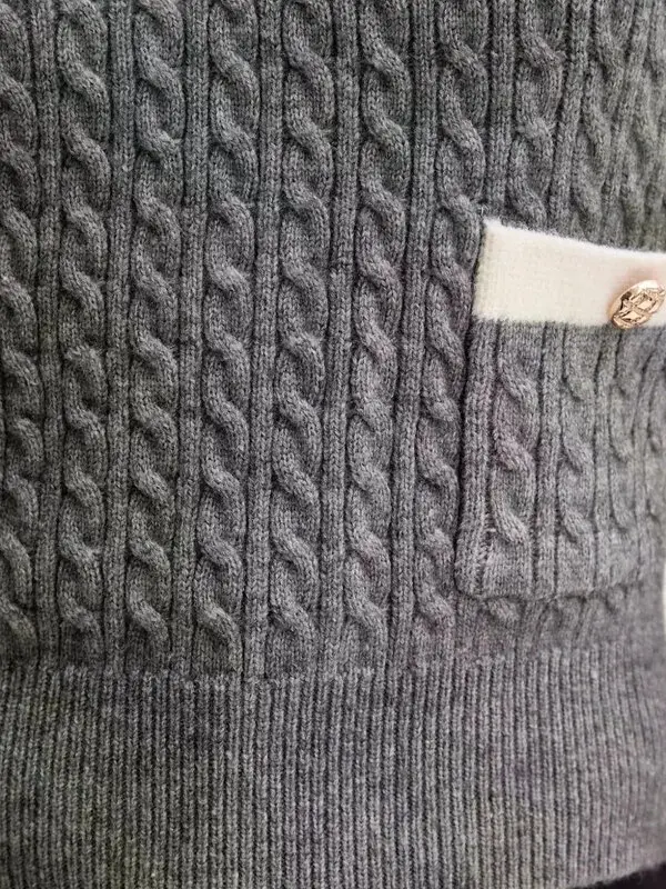 FRACOMINA Cable-knit Pocket Knitwear
