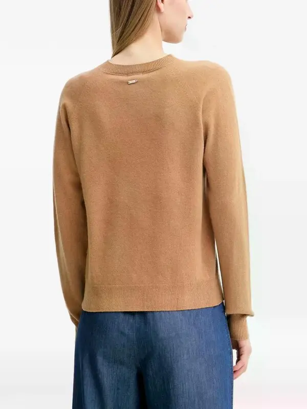 FRACOMINA Crewneck Knitwear - Brown