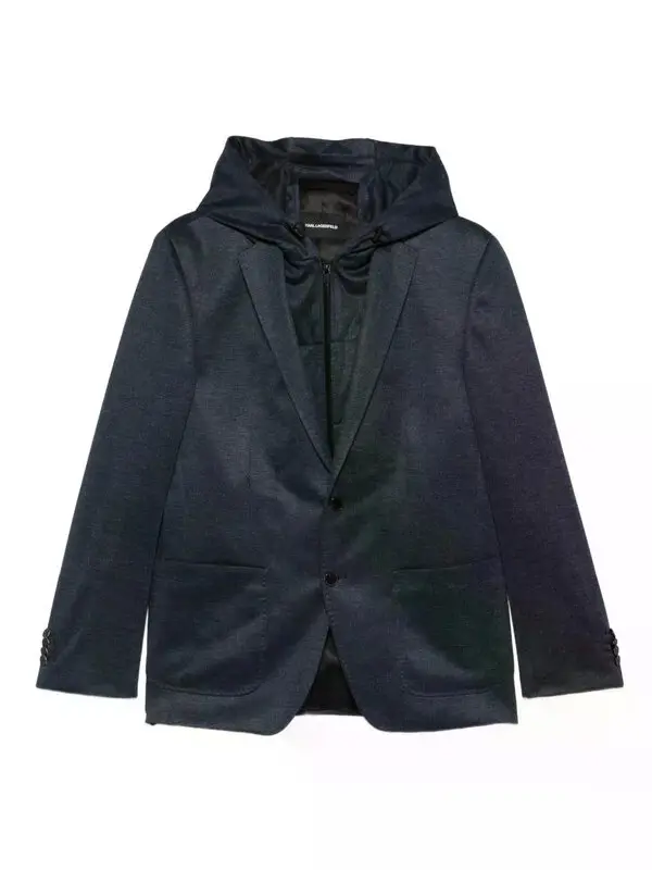 Karl Lagerfeld Hooded Blazer