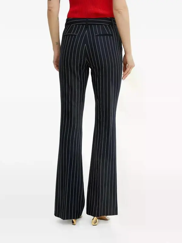FRACOMINA Pinstripe Flared Trousers