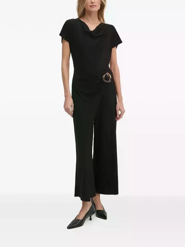 Joseph Ribkoff Cowl Buckle Jumpsuit