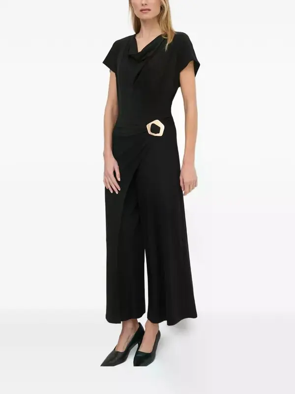 Joseph Ribkoff Cowl Buckle Jumpsuit