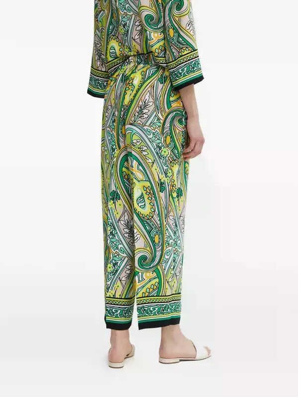 Joseph Ribkoff Paisley-print Trousers