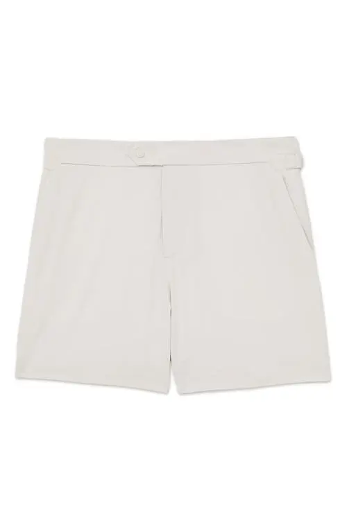 REISS Side-adjuster Swim Trunks - Off White
