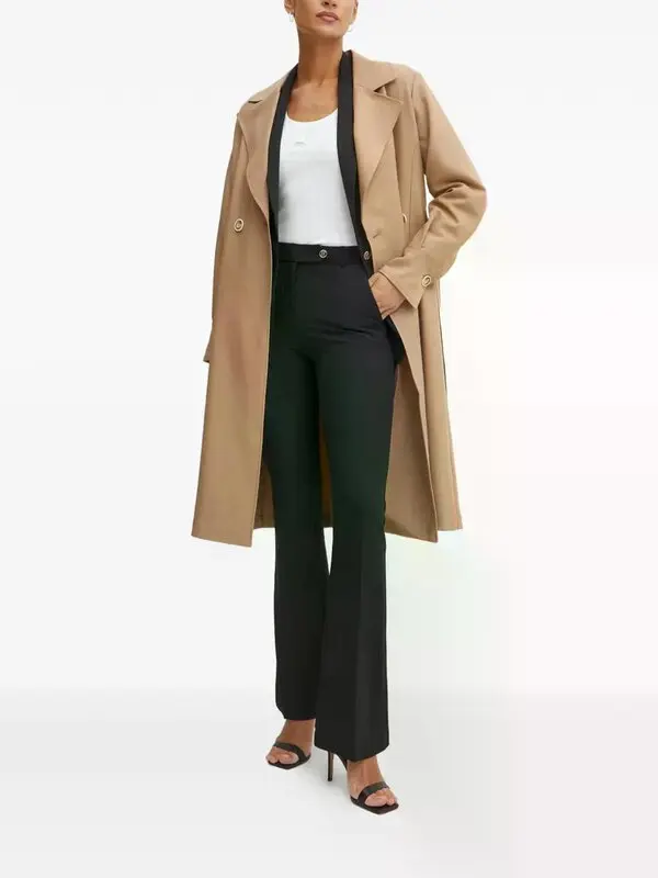 FRACOMINA Belted Double-breasted Trench Coat