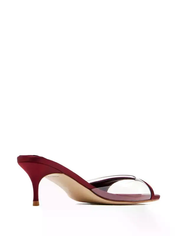 Femme La Capri Open-toe Mules - Red