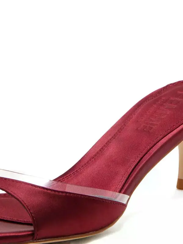 Femme La Capri Open-toe Mules - Red