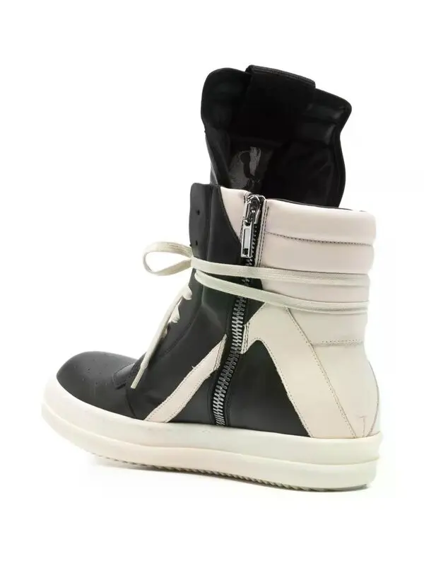 Rick Owens Geobasket High-top Sneakers - Black