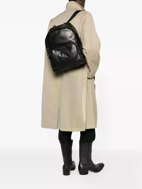 Prada Leather Backpack - Black