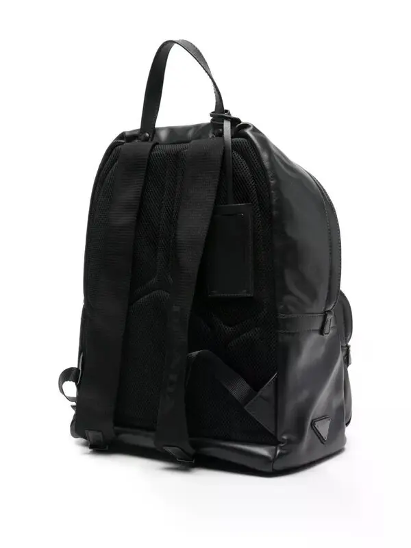 Prada Leather Backpack - Black