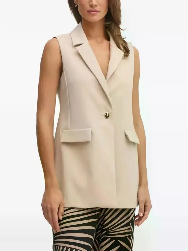 Joseph Ribkoff Button Tab Sleeveless Top