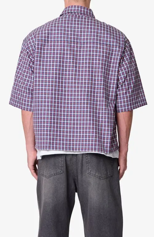 Mnml Crispy Plaid Poplin Button-up Shirt