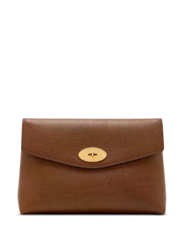 Mulberry Large Darley Cosmetic Pouch - Brown