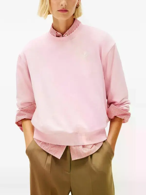 Tommy Hilfiger Logo-embroidered Sweatshirt - Pink