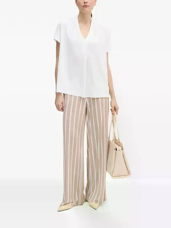 Joseph Ribkoff Striped Wide-leg Trousers