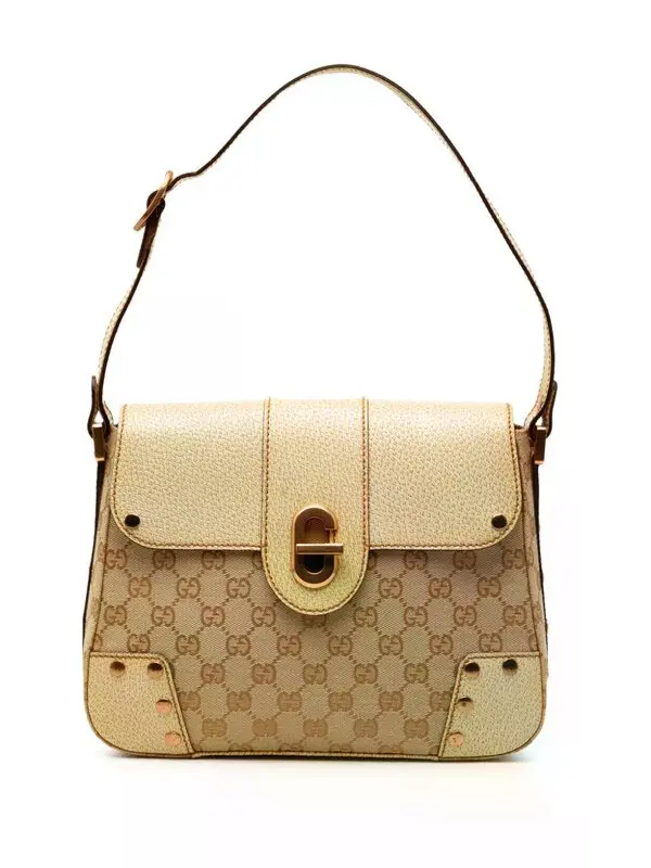 Gucci Gg Canvas Turnlock Shoulder Bag