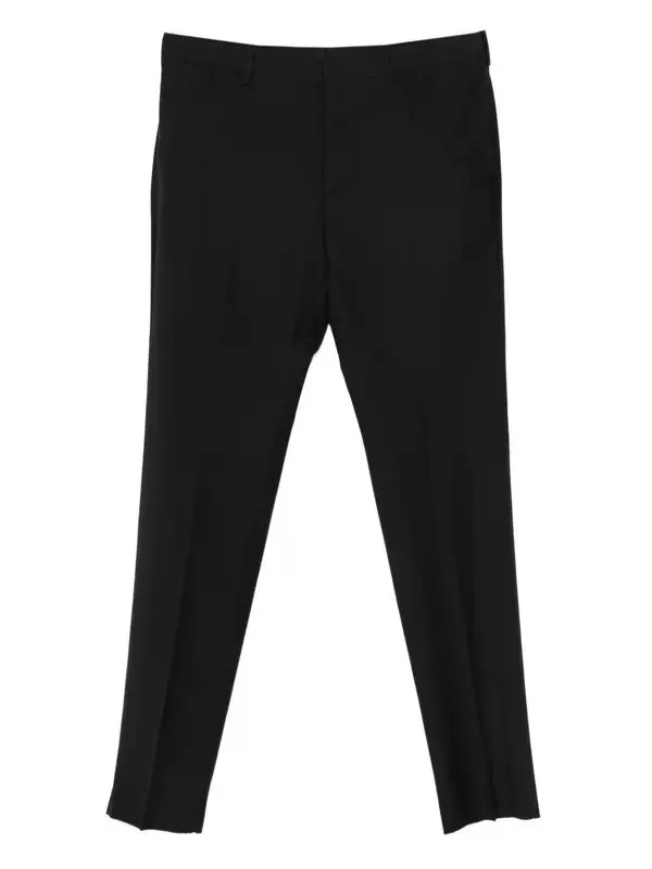 Prada Patterned Trousers - Black
