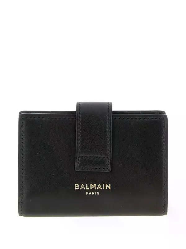 Balmain Padlock Leather Wallet