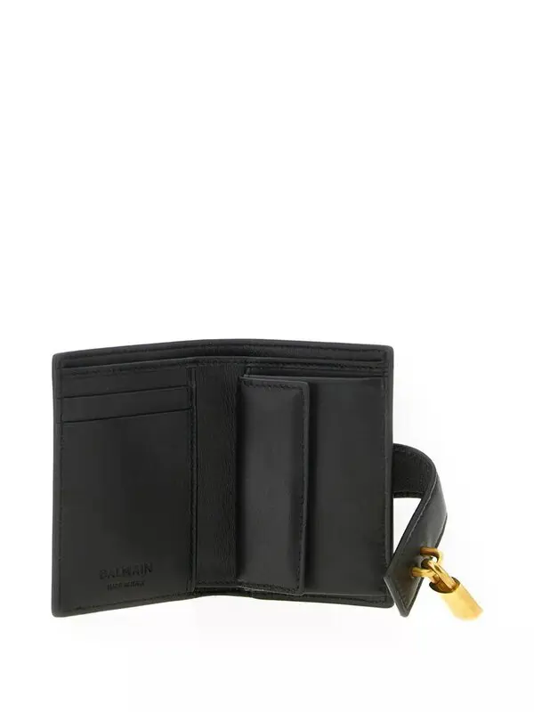 Balmain Padlock Leather Wallet