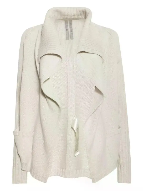 Rick Owens Shawl Cardigan - Neutrals