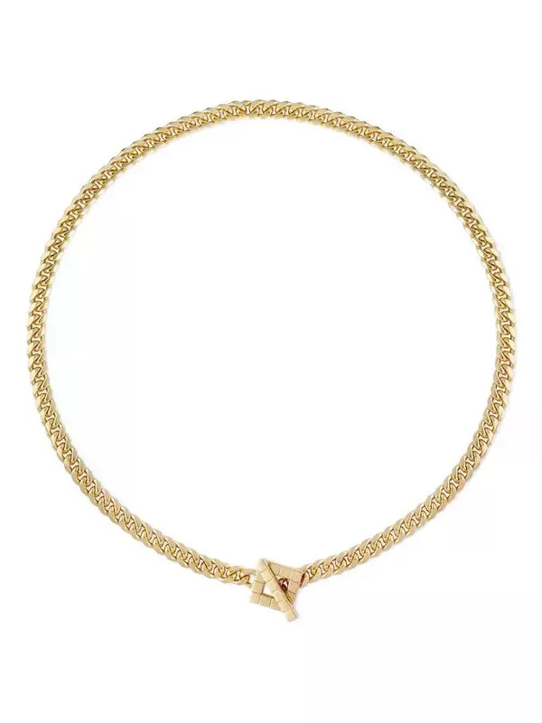 IVI Signore T-bar Chain Necklace - Gold