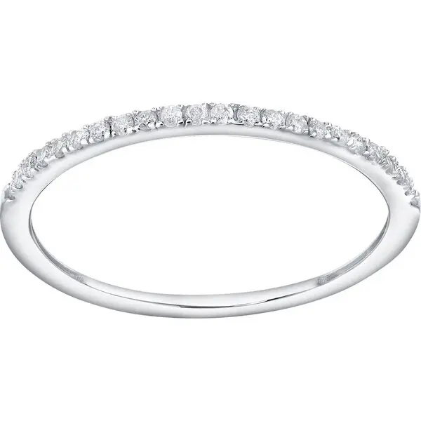 LUVMYJEWELRY Eternelle 14k Diamond Band, 0.10 Ct - 14k White Gold