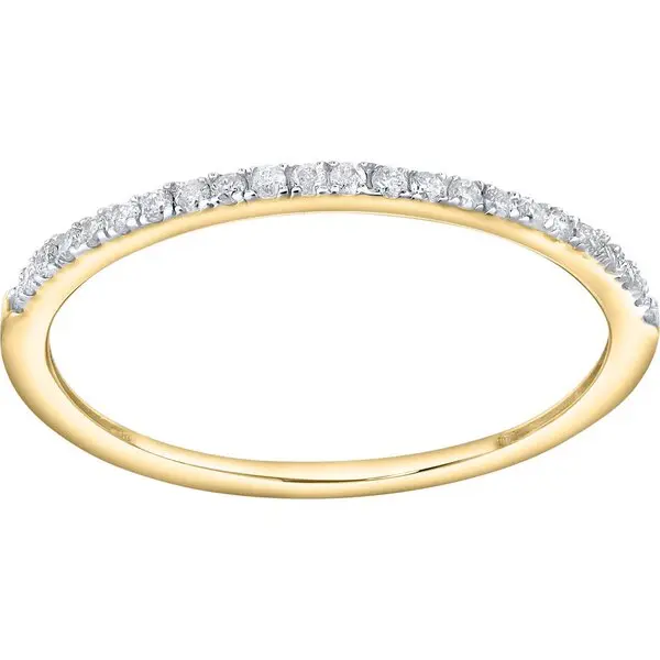 LUVMYJEWELRY Eternelle 14k Diamond Band, 0.10 Ct - 14k Yellow Gold