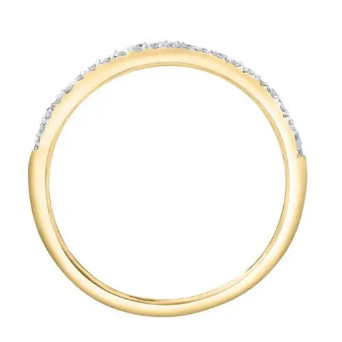 LUVMYJEWELRY Eternelle 14k Diamond Band, 0.10 Ct - 14k Yellow Gold