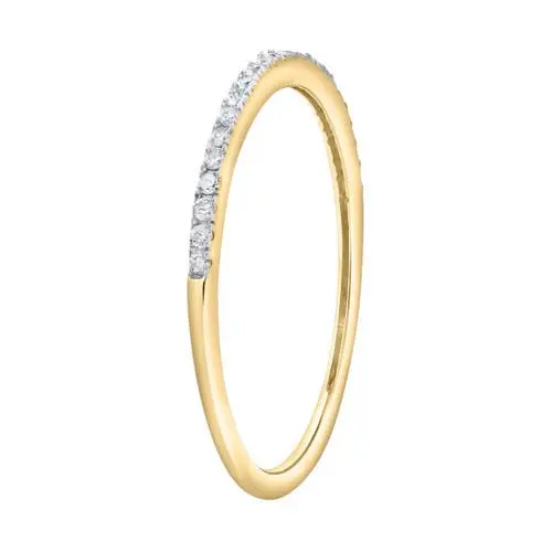LUVMYJEWELRY Eternelle 14k Diamond Band, 0.10 Ct - 14k Yellow Gold