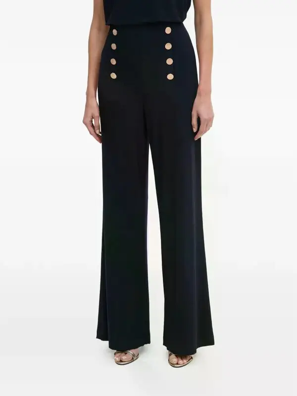 Joseph Ribkoff Button-embellished Trousers