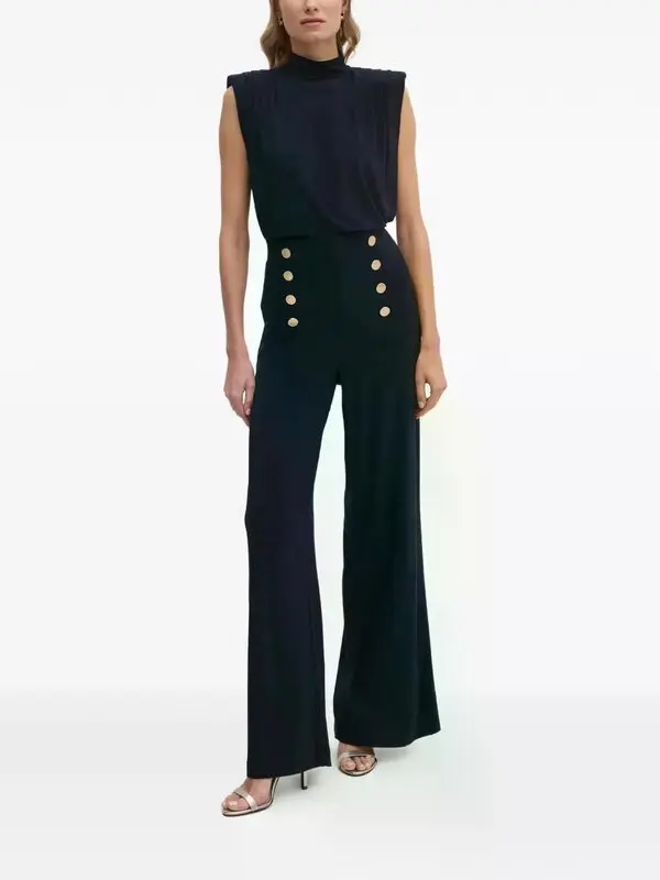 Joseph Ribkoff Button-embellished Trousers