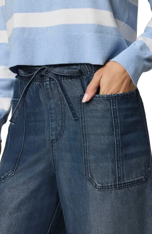 Splendid Denim Drawstring Pants - Dark Rinse