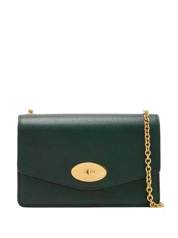Mulberry Small Darley Turn-lock Cross Body Bag - Green