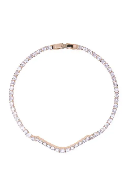 Maje Cascade Diamanté Bracelet - Gold