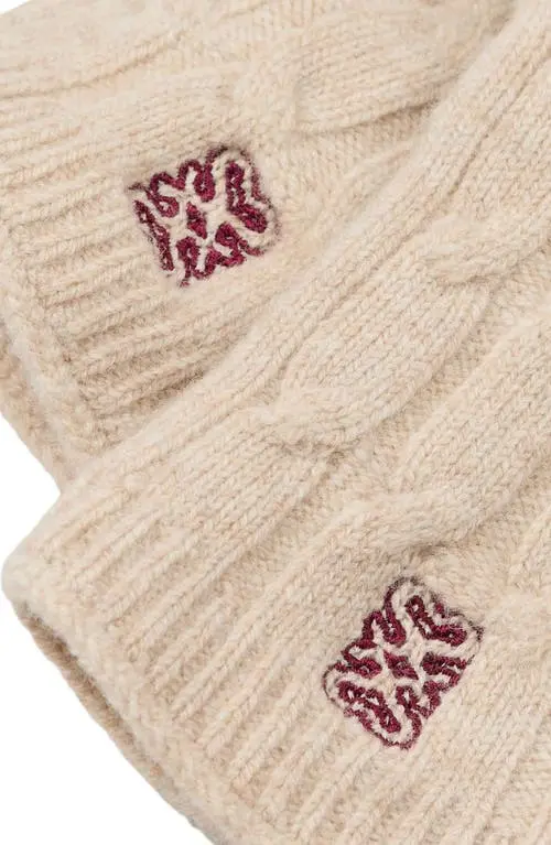Sandro Cable Knit Gloves