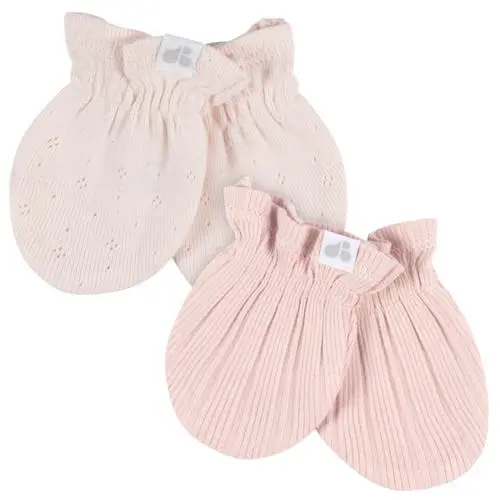 JUST BORN Baby Caps And Mittens Set - Pink