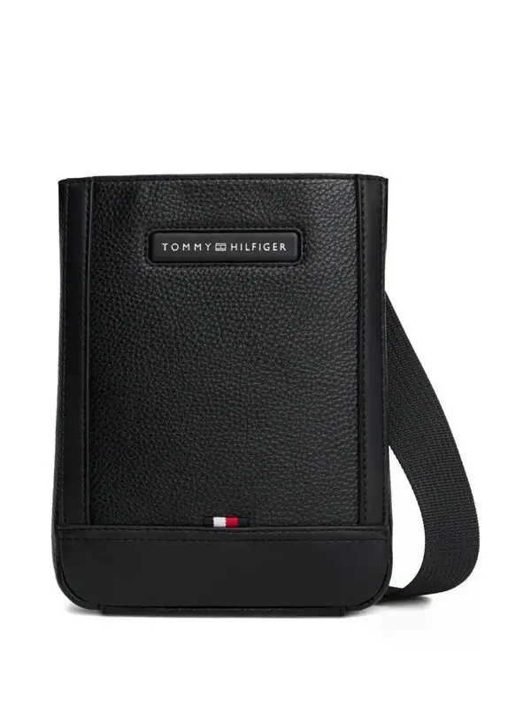 Tommy Hilfiger Logo-plaque Messenger Bag - Black