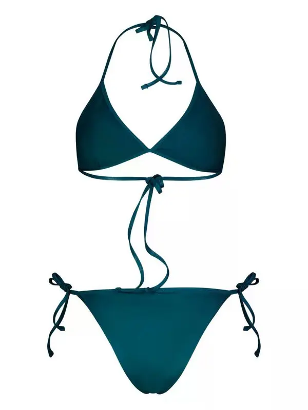PARAMIDONNA Livia Swarovski Crystal-embellished Bikini - Blue