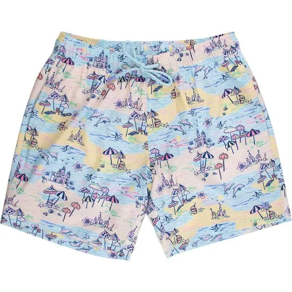 RUGGEDBUTTS Stretch Swim Trunks - Beach Day