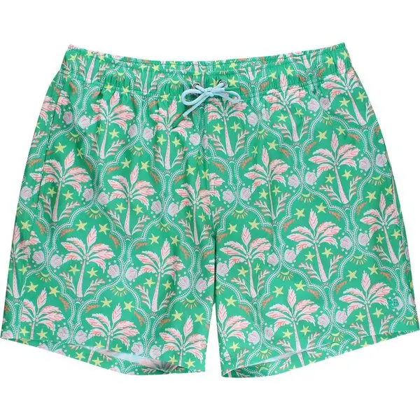 RUGGEDBUTTS Stretch Swim Trunks - Coconut Cabana