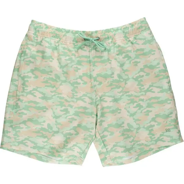 RUGGEDBUTTS Stretch Swim Trunks - Sage Trail Camo