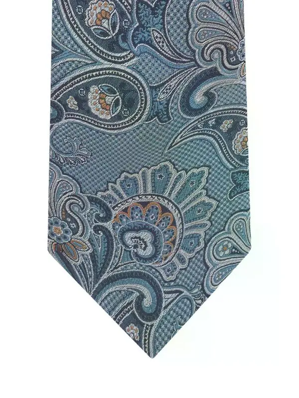 Etro Floral-print Jacquard Neck Tie