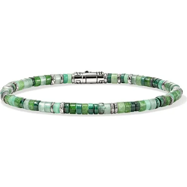 John Hardy Heishi Hardstones Bracelet - Silver